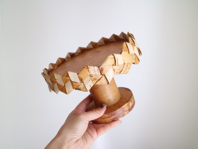 スウェーデンで見つけた白樺のヴィンテージコンポート | iichi 日々の暮らしを心地よくするハンドメイドやアンティークのマーケットプレイス