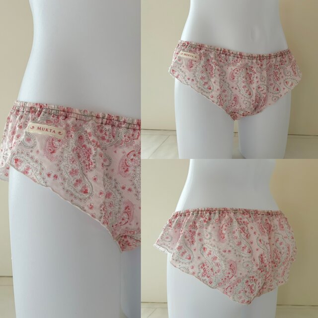 Choose！ストレスフリー パット入りブラ＆ショーツ : : blossom | iichi 日々の暮らしを心地よくするハンドメイドやアンティークのマーケットプレイス