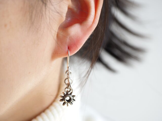 -Donuts・Chain- silver pierce | iichi 日々の暮らしを心地よくするハンドメイドやアンティークのマーケットプレイス