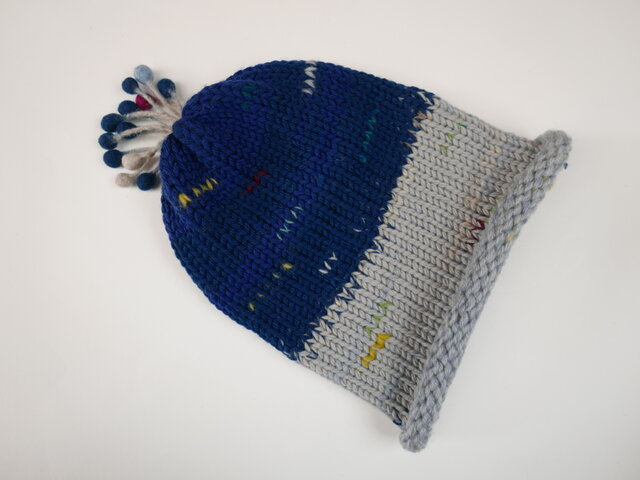 knit cap 「Statice」 | iichi 日々の暮らしを心地よくするハンドメイドやアンティークのマーケットプレイス