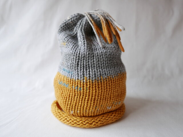 knit cap 「Frenchmarigold」 | iichi 日々の暮らしを心地よくするハンドメイドやアンティークのマーケットプレイス