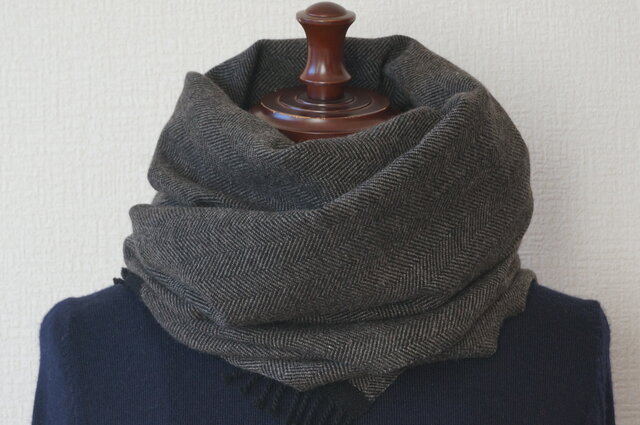 手織り カシミヤストール 【cs-hb-03】 | iichi 日々の暮らしを心地よくするハンドメイドやアンティークのマーケットプレイス