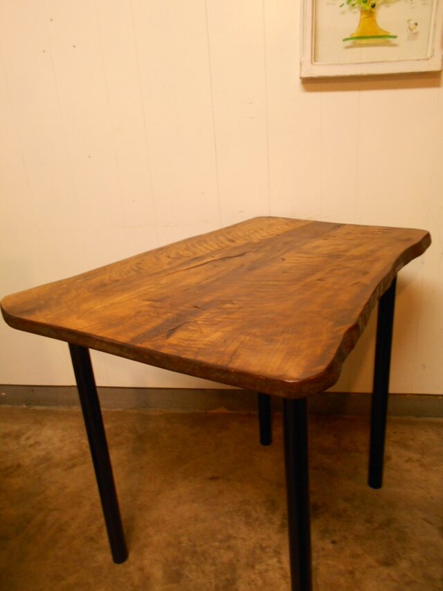 ひのきアイアンテーブルイスセット 02-25 | iichi 日々の暮らしを心地よくするハンドメイドやアンティークのマーケットプレイス