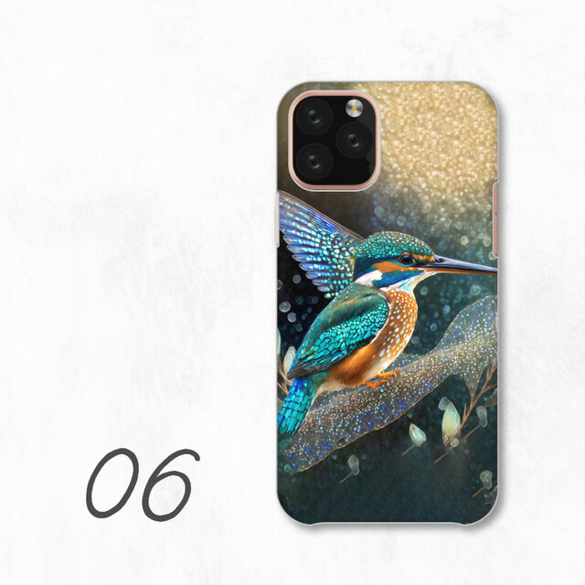 カワセミ ホログラムPP 透明感 羽 全機種対応スマホケース 背面型 ハードケース NLFT-HARD-a002 | iichi 日々の暮らしを心地よくするハンドメイドやアンティークの ...