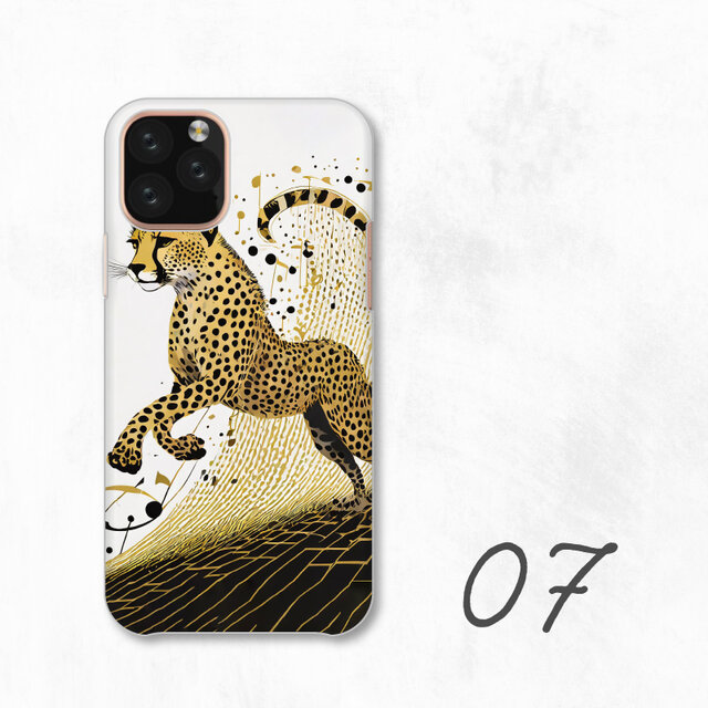 チーター 狩り 金 楽譜 音符 線 動物 全機種対応スマホケース 背面型 ハードケース NLFT-HARD-a034 | iichi 日々の暮らしを心地よくするハンドメイドやアンティークの ...