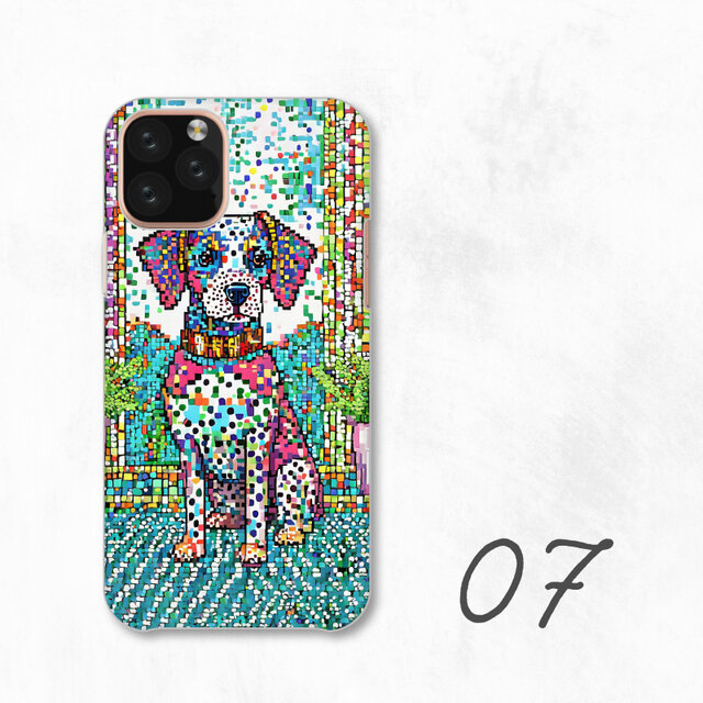 綺麗 ダルメシアン 彩り 水玉 カラフル 全機種対応スマホケース 背面型 ハードケース NLFT-HARD-a039 | iichi 日々の暮らしを心地よくするハンドメイドやアンティークの ...