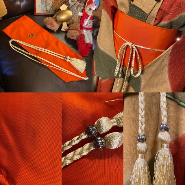 和洋折衷 古着 洗える 化繊 着物 和 ハンドメイド リメイク ワンピース ドレス 帯サッシュベルト KW-268 | iichi 日々の暮らしを心地よくするハンドメイドやアンティークの ...