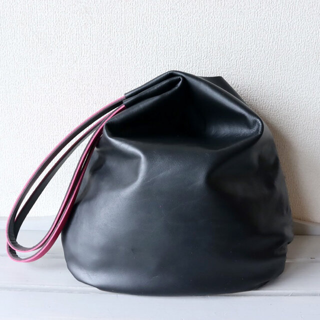 柔らかい 兼用 貼り合わせハンドル 天然革ハンドメイド2212 | iichi 日々の暮らしを心地よくするハンドメイドやアンティークのマーケットプレイス