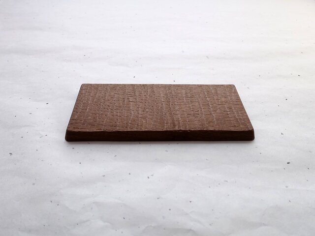 我谷盆 栗 20×9×1.2cm 栗渋染め | iichi 日々の暮らしを心地よくするハンドメイドやアンティークのマーケットプレイス