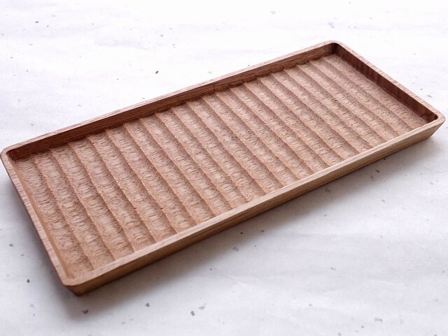 我谷盆 胡桃 20×9×1.2cm ナチュラル | iichi 日々の暮らしを心地よくするハンドメイドやアンティークのマーケットプレイス