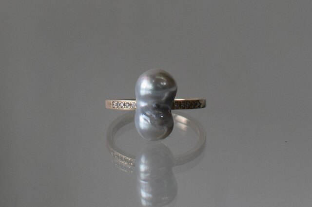 Akoya Twin Ring | iichi 日々の暮らしを心地よくするハンドメイドやアンティークのマーケットプレイス