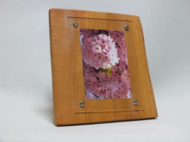 おしゃれな木のフォトフレーム No.53 欅の天然木（L-53） | iichi 日々の暮らしを心地よくするハンドメイドやアンティークのマーケットプレイス