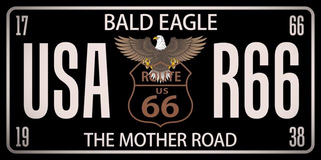 【オーダー無料 Mサイズ】ルート66 イーグル 標識 アメ車 ダイナー サイン ランプ 看板 置物 アメリカン雑貨 ライトBOX | iichi 日々の暮らしを心地よくするハンドメイドや ...