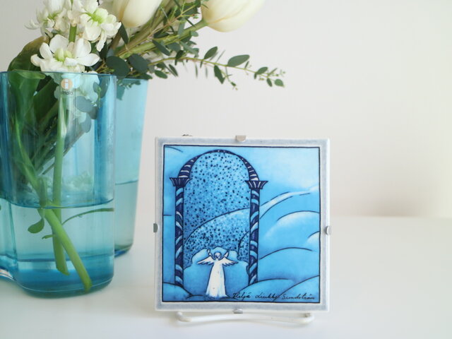 ARABIA / Heljä ヘルヤ Taivaanportti 陶板 / No.5422 | iichi 日々の暮らしを心地よくするハンドメイドやアンティークのマーケットプレイス