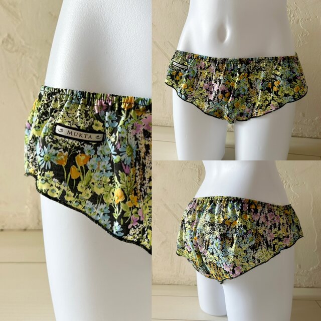 ストレスフリー パット入りブラMサイズ＆ショーツ : : Night neo | iichi 日々の暮らしを心地よくするハンドメイドやアンティークのマーケットプレイス