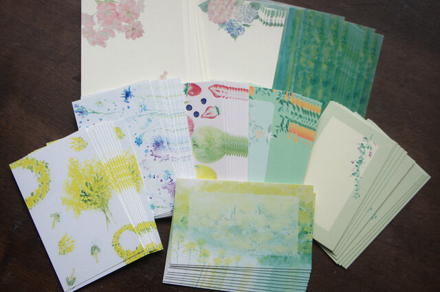 カード9種ボリュームset【合計90枚入り | iichi 日々の暮らしを心地よくするハンドメイドやアンティークのマーケットプレイス