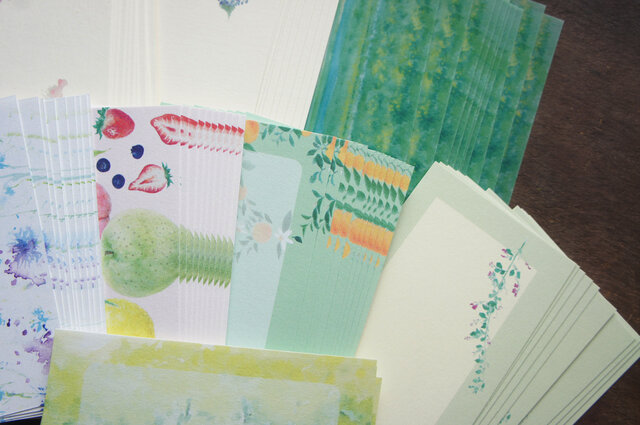 カード9種ボリュームset【合計90枚入り | iichi 日々の暮らしを心地よくするハンドメイドやアンティークのマーケットプレイス