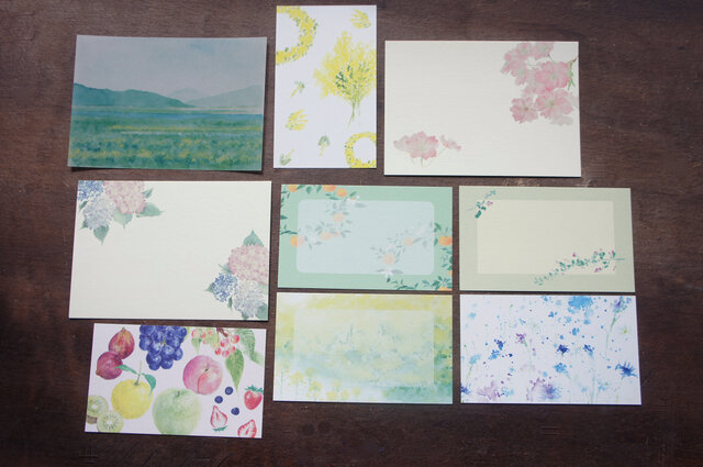 カード9種ボリュームset【合計90枚入り | iichi 日々の暮らしを心地よくするハンドメイドやアンティークのマーケットプレイス