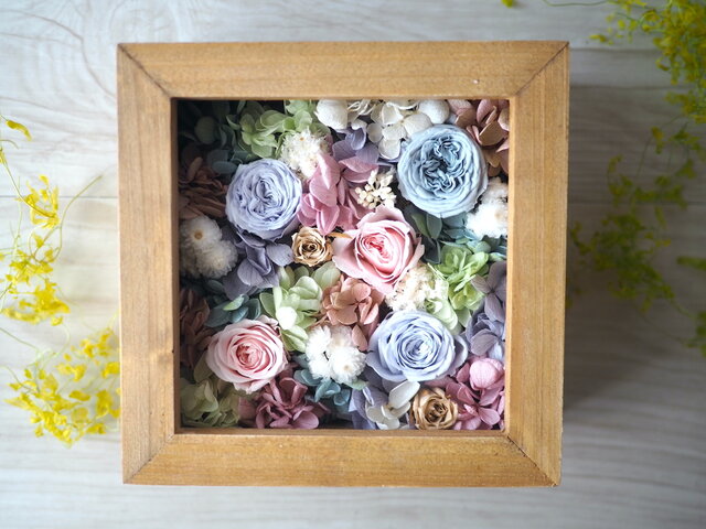 壁掛けフレーム -pink lavender natural brown- | iichi 日々の暮らしを心地よくするハンドメイドやアンティークのマーケットプレイス