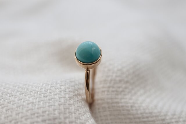 K10[arizona turquoise]ring | iichi 日々の暮らしを心地よくするハンドメイドやアンティークのマーケットプレイス