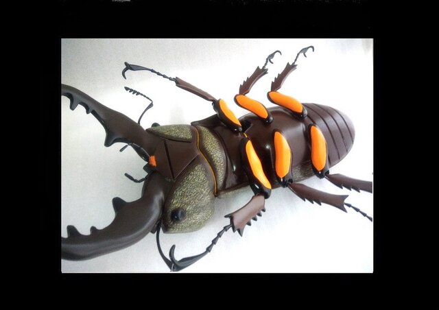 ミヤマクワガタ MEGA・BIG リアルフィギュア | iichi 日々の暮らしを心地よくするハンドメイドやアンティークのマーケットプレイス