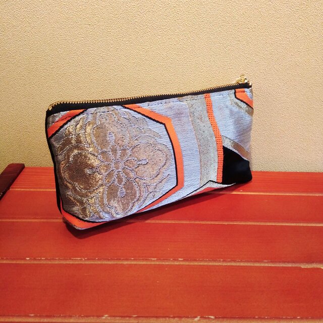 帯 長方形型ポーチ(大) | iichi 日々の暮らしを心地よくするハンドメイドやアンティークのマーケットプレイス