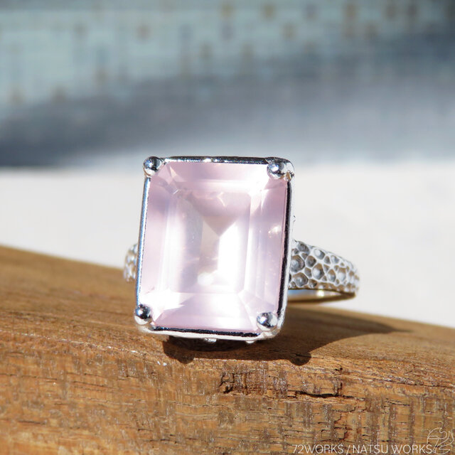ローズクォーツ リング / Rose Quartz Ring | iichi 日々の暮らしを心地よくするハンドメイドやアンティークのマーケットプレイス