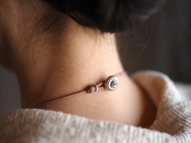 -Pyu beads- code necklace | iichi 日々の暮らしを心地よくするハンドメイドやアンティークのマーケットプレイス