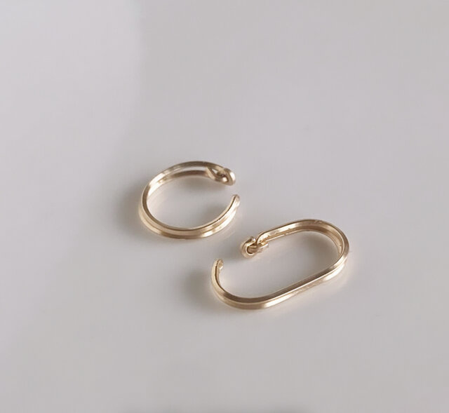 14kgf Tiny イヤーカフ 2点セット | iichi 日々の暮らしを心地よくするハンドメイドやアンティークのマーケットプレイス