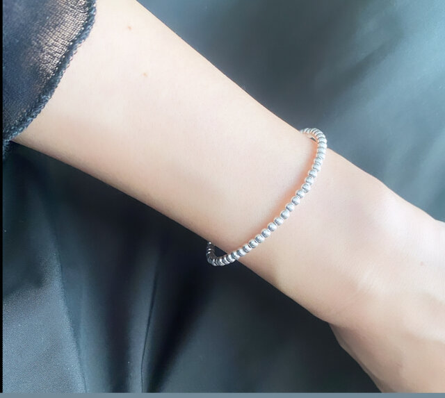 ball bangle バングル ブレスレット silver925 | iichi 日々の暮らしを心地よくするハンドメイドやアンティークのマーケットプレイス