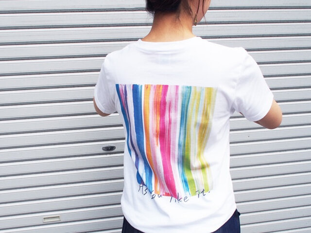 【新作再販】ポケットつきバックプリントTシャツ typeB | iichi 日々の暮らしを心地よくするハンドメイドやアンティークのマーケットプレイス