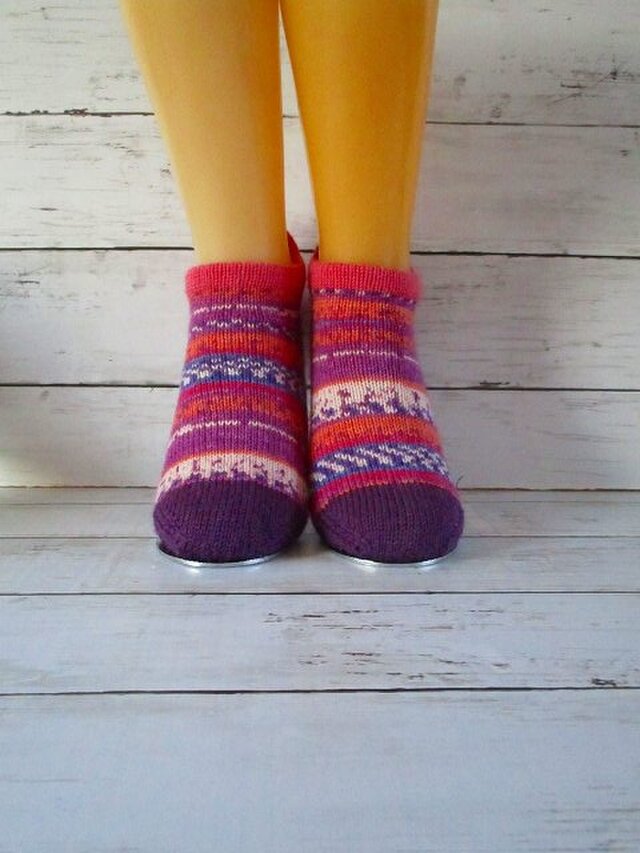 冷え取りソックス ショートタイプ Opal Joy 9983 Joy Vergnugen & Uni | iichi 日々の暮らしを心地よくするハンドメイドやアンティークのマーケットプレイス