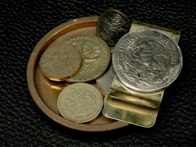＃M34 Mexico Coin Money Clip | iichi 日々の暮らしを心地よくするハンドメイドやアンティークのマーケットプレイス