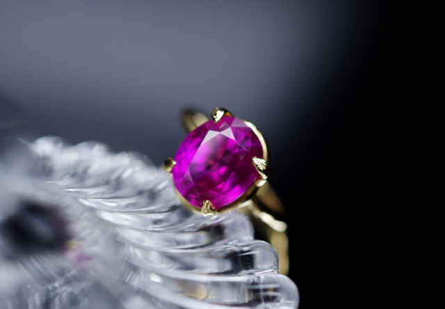 NEW ☆ 新作 ☆『ルビー』世界でひとつの天然石リングsilver925+k18 | iichi 日々の暮らしを心地よくするハンドメイドやアンティークのマーケットプレイス