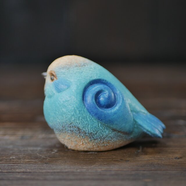 小さな青色のことり no.48 | iichi 日々の暮らしを心地よくするハンドメイドやアンティークのマーケットプレイス