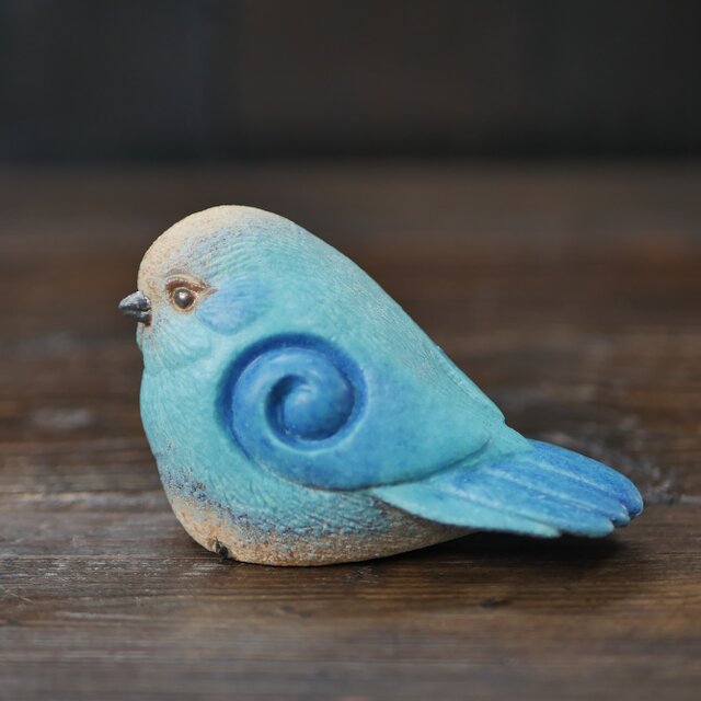 小さな青色のことり no.49 | iichi 日々の暮らしを心地よくするハンドメイドやアンティークのマーケットプレイス