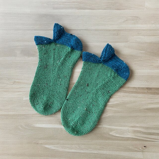 No.1430 うつぼソックス216匹め | iichi 日々の暮らしを心地よくするハンドメイドやアンティークのマーケットプレイス