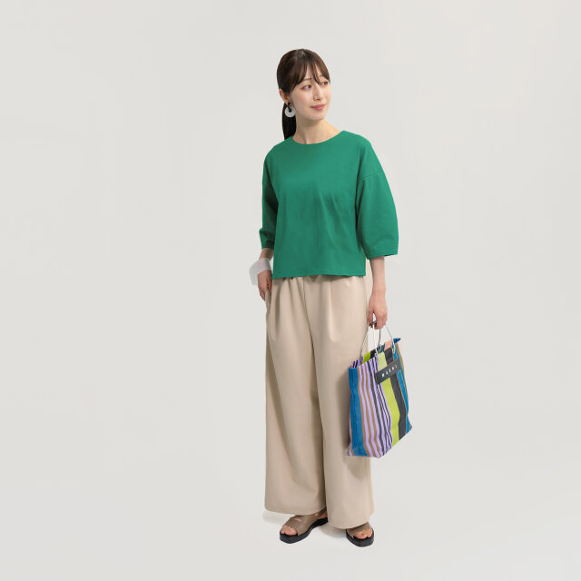 残1枚★SALE! 色に元気をもらう 限定色 上質なTシャツブラウス 接触冷感 紫外線防止 COCO-LUXE-PL | iichi 日々の暮らしを心地よくするハンドメイドやアンティークの ...