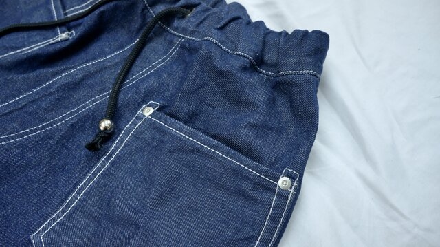 細めのサルエル No.201 本藍ver. | iichi 日々の暮らしを心地よくするハンドメイドやアンティークのマーケットプレイス