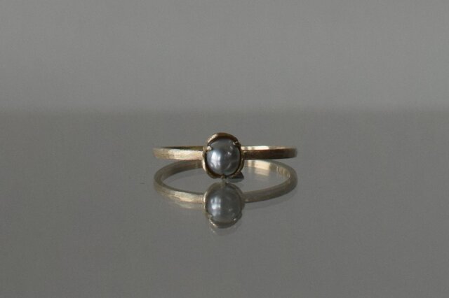Akoya Keshi Ring | iichi 日々の暮らしを心地よくするハンドメイドやアンティークのマーケットプレイス