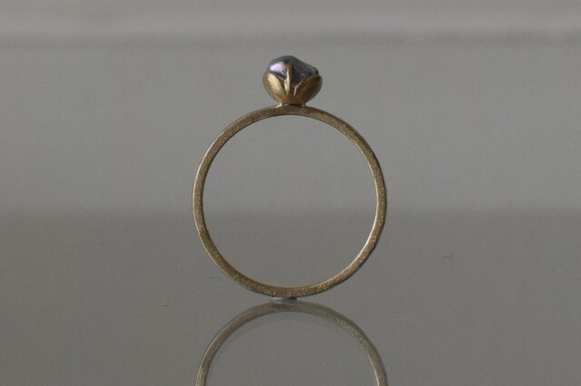 Akoya Keshi Ring | iichi 日々の暮らしを心地よくするハンドメイドやアンティークのマーケットプレイス