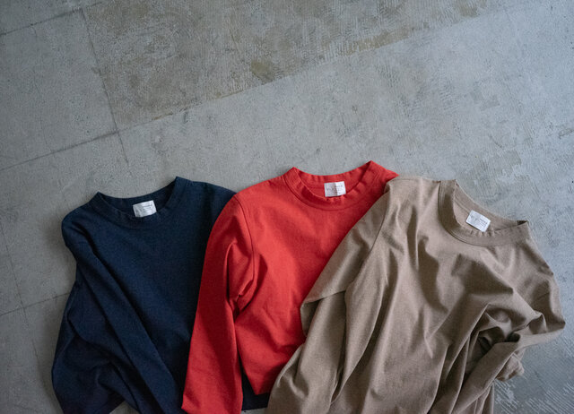 ドライタッチコットンカットソー/pomperian red/size2 | iichi 日々の暮らしを心地よくするハンドメイドやアンティークのマーケットプレイス