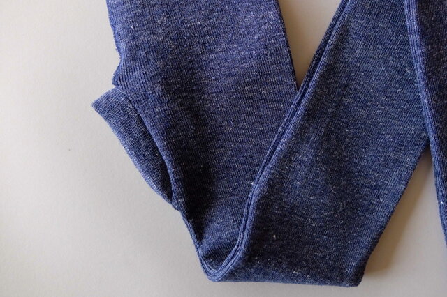 リネンニットレギンス マチ付き（マステック）｜unisex 2 size | iichi 日々の暮らしを心地よくするハンドメイドやアンティークのマーケットプレイス