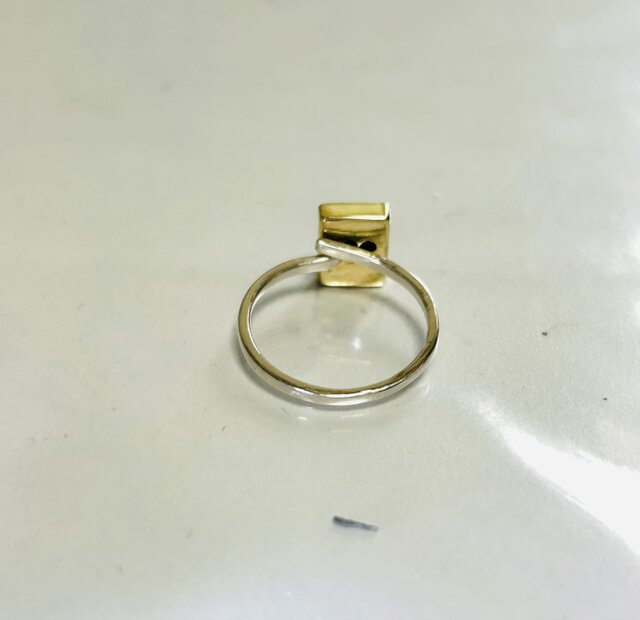 モザイクオパールリングK14+シルバー フリーサイズ | iichi 日々の暮らしを心地よくするハンドメイドやアンティークのマーケットプレイス