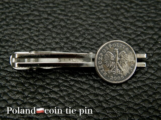 ＃T1 Poland Coin Tie pin | iichi 日々の暮らしを心地よくするハンドメイドやアンティークのマーケットプレイス