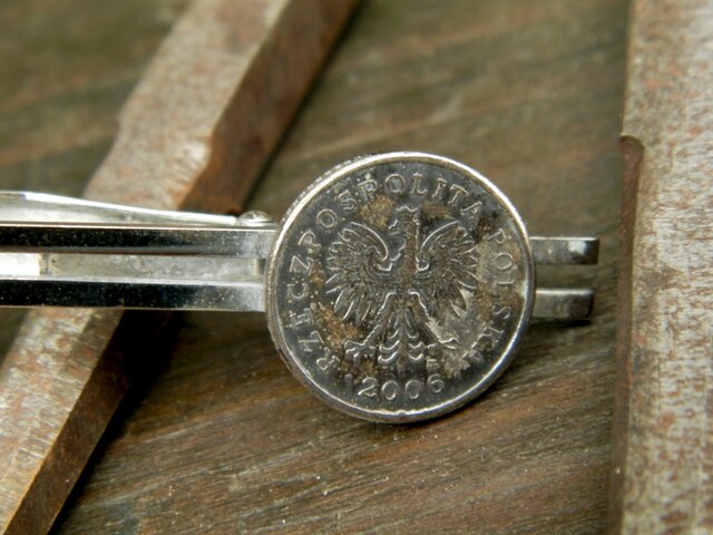 ＃T1 Poland Coin Tie pin | iichi 日々の暮らしを心地よくするハンドメイドやアンティークのマーケットプレイス