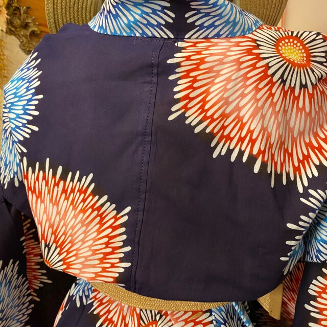 和洋折衷 浴衣 リメイク ワンピース ドレス レトロ 古着 和 モダン W-256 | iichi 日々の暮らしを心地よくするハンドメイドやアンティークのマーケットプレイス