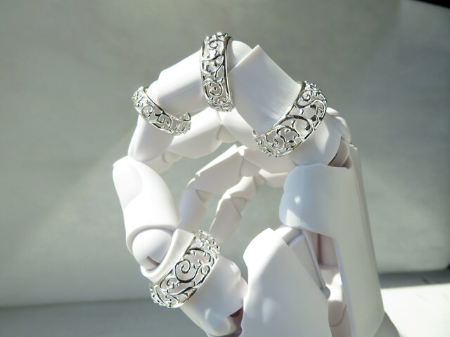 ボタニカル シルバーリング / Botanical Silver Ring #8 | iichi 日々の暮らしを心地よくするハンドメイドやアンティークのマーケットプレイス