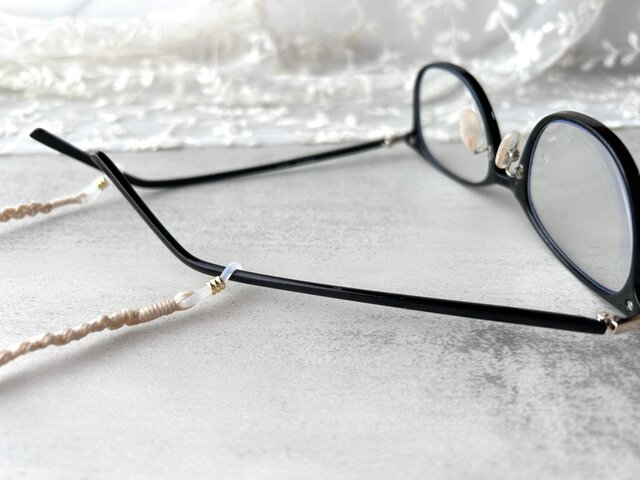 fleurs attachees～結んでできた花たち グラスコード | iichi 日々の暮らしを心地よくするハンドメイドやアンティークのマーケットプレイス