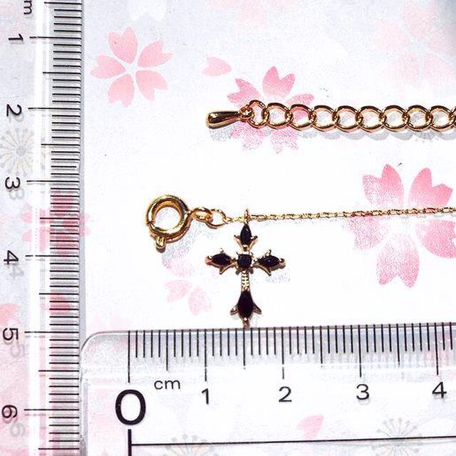 ☆送料無料☆ CZデザインクロス超極細ネックレス ♯1-2 | iichi 日々の暮らしを心地よくするハンドメイドやアンティークのマーケットプレイス